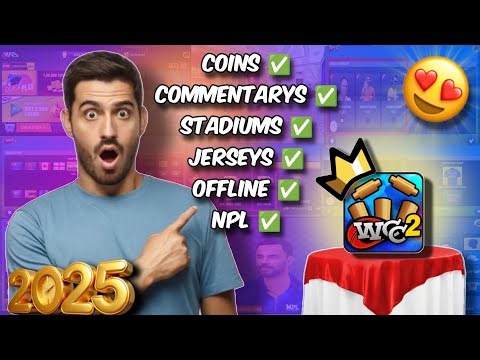 🔥 WCC2 MOD APK UNLOCKED EVERYTHING NPL || WCC2 MOD APK UNLOCKED EVERYTHING HACK APP DATA 😱