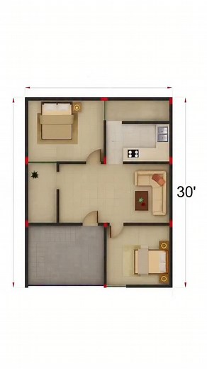 152K views · 487 reactions | “Smart design in just 20x30 ft! ...