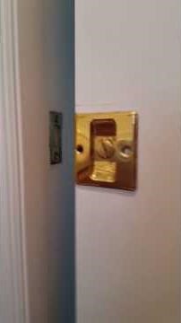 How to fix a latch lock on a sliding door.