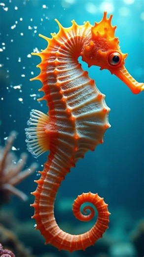 Magical Sea Horse Dance 🐴🌊 | Ocean Wonder #Shorts