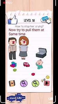 Brain test 2 The McBrain Family level 18 solution or walkthrough