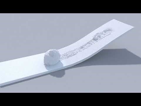 Snow Packing Simulation - Maya Bifrost MPM Snow