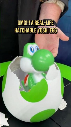 Hatchin' Yoshi First Look! Spin Master's Super Mario Galaxy Movie Hatchable #toyfair