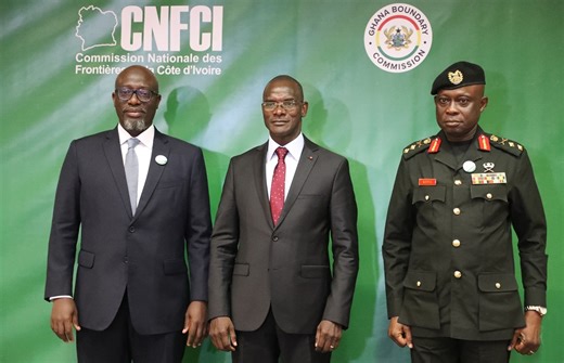 Réaffirmation et matérialisation des frontières terrestre et maritime Côte d'Ivoire-Ghana : les membres des Commissions techniques mixtes officiellement installés - Abidjan.net News