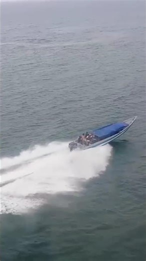 Boat SPEEDING Across Water: Pure Adrenaline Rush! #shorts