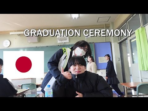 A day at Japanese High School Graduation Ceremony [Ordinary Student]