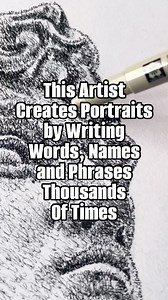 @jaycehallart specializes in a specific art form called Micrography, where artworks are created by using words, names, and phrases. The artist first heard about this art style in 2019/early 2020 and was fascinated. #artist #fridakahlo #frida #wordart #micrography #wordmosaic #portrait #portraitartist #detail #penandink #blackandwhite #mexico | Prazzle | Facebook
