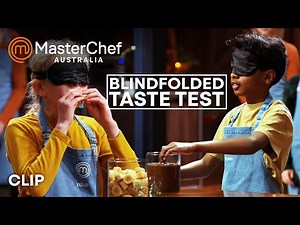 Blindfolded Taste Test | Junior MasterChef Australia | MasterChef World