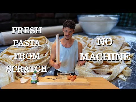 How to Make, Roll, Cut Fresh Pasta - 5 pasta shapes in 1 Video