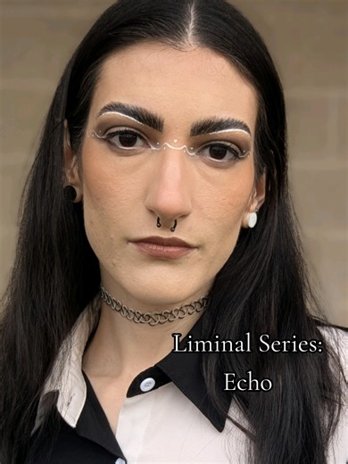 The mythology of Echo has always been one of my favorite tales. Echo was one of the most popular mountain nymphs (if not a bit chatty) and Hera decided to remove her voice, doomed only to repeat the last thing said to her because her husband Zeus couldn't keep from chasing the other nymphs while Hera was distracted with her tales. Of course she falls in love with Narcissus who could only love himself. Such a tragic tale of being punished for being yourself. witchcore • makeup artistry • dark fem