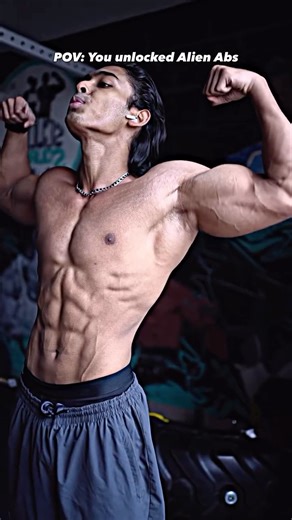 You unlocked Alien Abs #bodybuilding #fitness #shorts