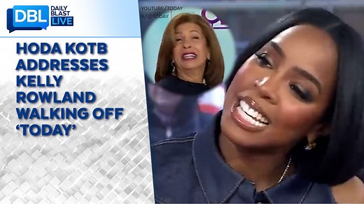 206K views · 1.7K reactions | Hoda Kotb and Jenna Bush have briefly addressed Kelly Rowland reportedly walking off the ‘Today’ show set because her dressing room was not up to par. The hosts react to Hoda’s response and discuss what they think about the situation. #todayshow #kellyrowland #celebrity | Daily Blast LIVE | Facebook
