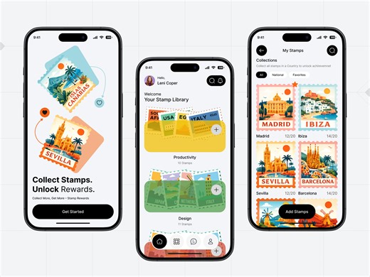 Stamp Collection Mobile App