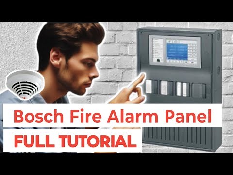 Bosch Fire Alarm panel Tutorial | Bosch fire alarm panel installation guide