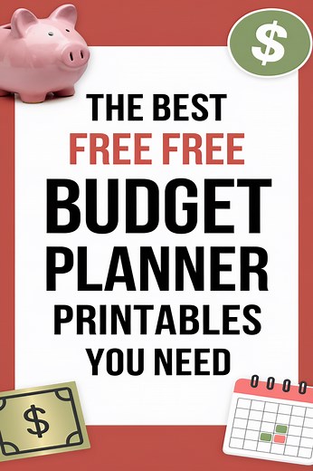The Best Free Budget Planner Printables You Need: Monthly, Weekly, Annual, and Customizable Options -