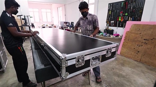 🎧✨ Custom Build, Made to Perform! ✨🎧 We’re excited to share a video of our latest custom DJ table, specially built for one of our clients. Designed with functionality, durability, and a clean professional look — every detail is crafted to support DJs and event professionals on the move. Beyond DJ tables, we also specialize in custom flight case building to protect your valuable equipment during transport and storage. ✔ Custom-fit designs ✔ High-quality materials & hardware ✔ Built strong for r