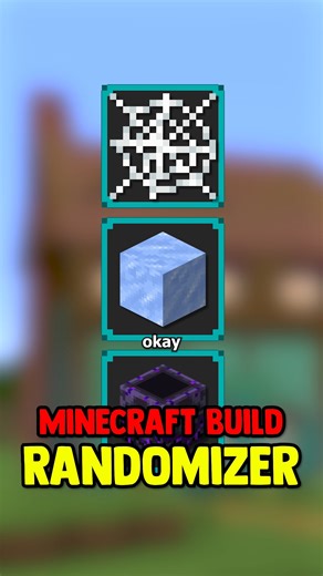 Ash on Instagram: "10 Minute Build Randomizer 🎰 how fast can I build a house using 3 random blocks in just 10 minutes? 🤯 ➡️ watch another video: https://youtu.be/4XlJxszv1mw #minecraft #minecrafttips #minecraftchallenge #minecraftbuilding #minecraftyoutuber"