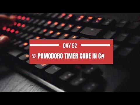 Day 52: Mastering Pomodoro Timer in C# - Easy WinForms Tutorial!