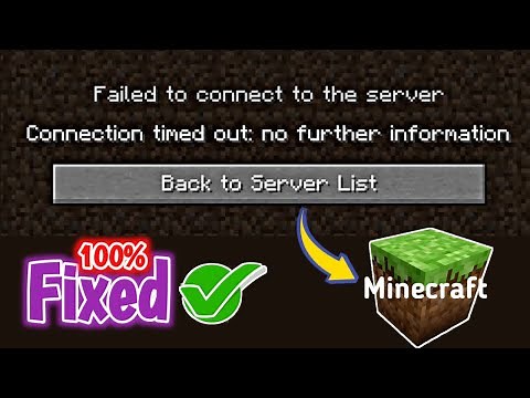 Fix Minecraft Connection Timed Out No Further Information