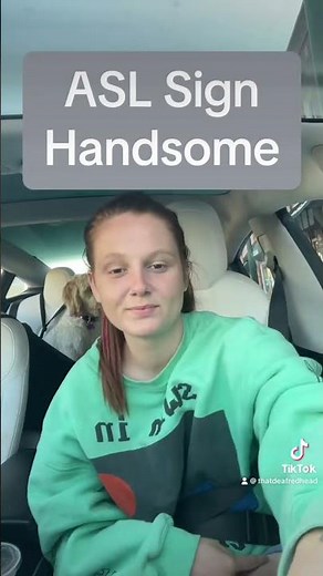 Learn How To Sign Handsome in ASL for Beginners | American Sign Language #shorts