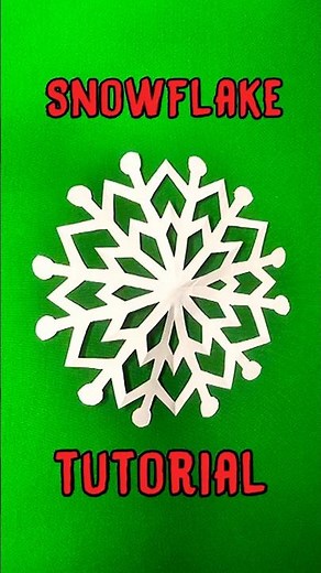 How to Make a Paper Snowflake ❄️