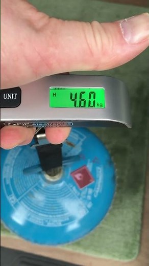 How to check your camping gas level