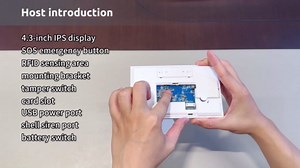 LWOHSI Wireless Home Alarm System with Touch Screen,Smart Home Security System,DIY Door/Window Alarms,Motion Detector,4G Phone Call/SMS/App Instant Alerts,Work with Alexa For House and The Kids Safety