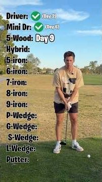 Can I Shoot EVEN PAR With Only My 5-Wood?? (Day 9 ⛳️)