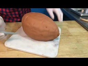 This giant baked potato 🥔 is actually a CAKE! 🍰 Baked By Dan is closing out our #ChooseYourSide