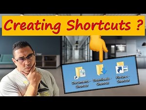 Computer Basics: How to Create a Desktop Shortcut ? - Windows 11