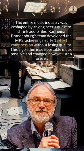12K views · 90 reactions | A German engineer's quest to shrink audio files led to the MP3 and revolutionized the music industry. #history #didyouknow #factsdaily | Knowledge | Facebook