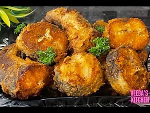 Easy way to fry spicy and crispy hake fish | @Veeba's kitchen.