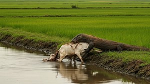 Komodo Dragon vs Cow | Chhoy KimHouy