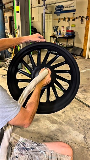 How to two tone powder coat wheels black and white. #wheels #powdercoating #powdercoat | 710 Performance