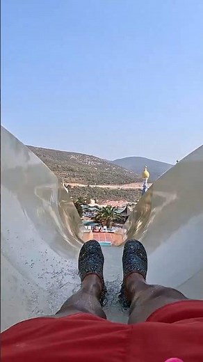 Wave Rider Water Slide at Adaland Water Park in Kusadasi Aydin Turkey