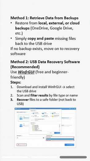 Recover USB Data Quickly | 4 Proven Methods #usb #usbdrive