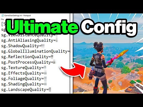 The BEST Fortnite Game User Settings (IMPROVE FPS & ZERO INPUT DELAY)