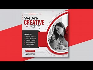 How to make a Poster Design for Digital Marketing in CorelDraw Tutorial #posterdesign #coreldraw