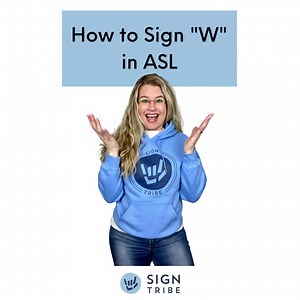 🤟🏻 Learn how to sign the letter "W" in American Sign Language! Learn American Sign Language with Sign Tribe Academy: https://sign-tribe.com 14 Day FREE Trial Sign Tribe Academy ASL Courses: https://sign-tribe.com/free-trial-sign-up/ Sign Tribe’s Newsletter: https://sign-tribe.com/newsletter-sign-up/ YouTube: https://www.youtube.com/SignTribe Instagram: https://www.instagram.com/signtribe/ Facebook: https://www.facebook.com/signtribes | Sign Tribe