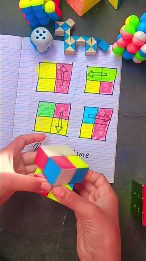 How to solve 2 by 2 Rubik's Cube with algorithm new😱❤️#youtube #puzzle #viral #funny #rubikscube