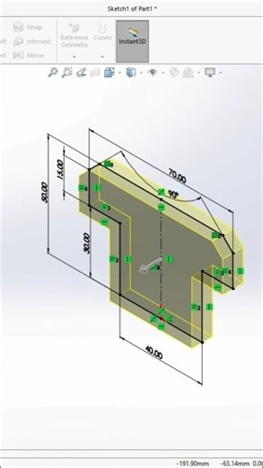 VMC T slot Nut # solidworks #mechanical #design #partdesign #education #vmcmalayalam #vmc