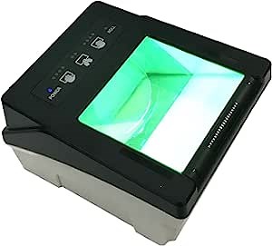 YUUSFJI JYDF500 Fingerprint Livescanner Ultra-Thin Optical Four-Finger Fingerprint Collector The Smallest and Most Compact Scanner, black