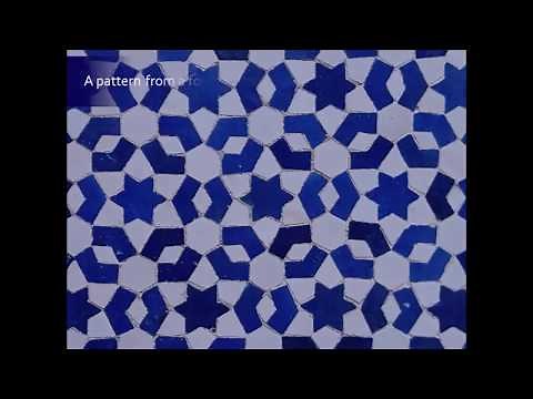 #32 – A Fountain in Fes I - Morocco - How to draw Islamic Geometry - زخارف اسلامية هندسية