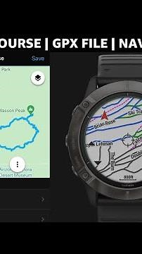 Garmin GPX Import and Nagivate