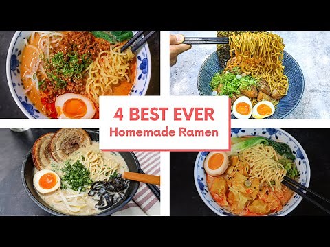 4 BEST EVER Easy Homemade Ramen Recipes You Must Try at Home #BingeWatch