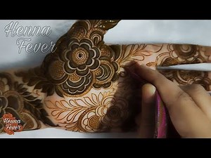 Trending Doha Mehndi Design 2025 ｜ Step by Step Tutorial | Henna Fever
