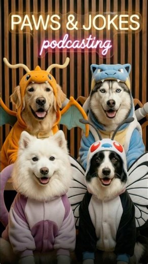 We have the Dragonite in the house today🤣|PAWS & JOKES podcasting