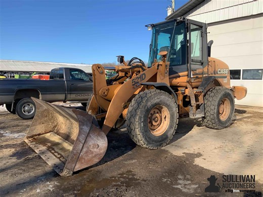 2001 Case 521D Wheel Loader w/ 2 Buckets | Construction