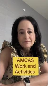 AMCAS Work and Activities
