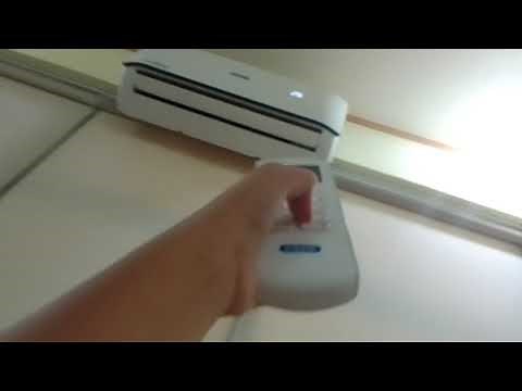 how to turn on Auto swing in a Koppel ac